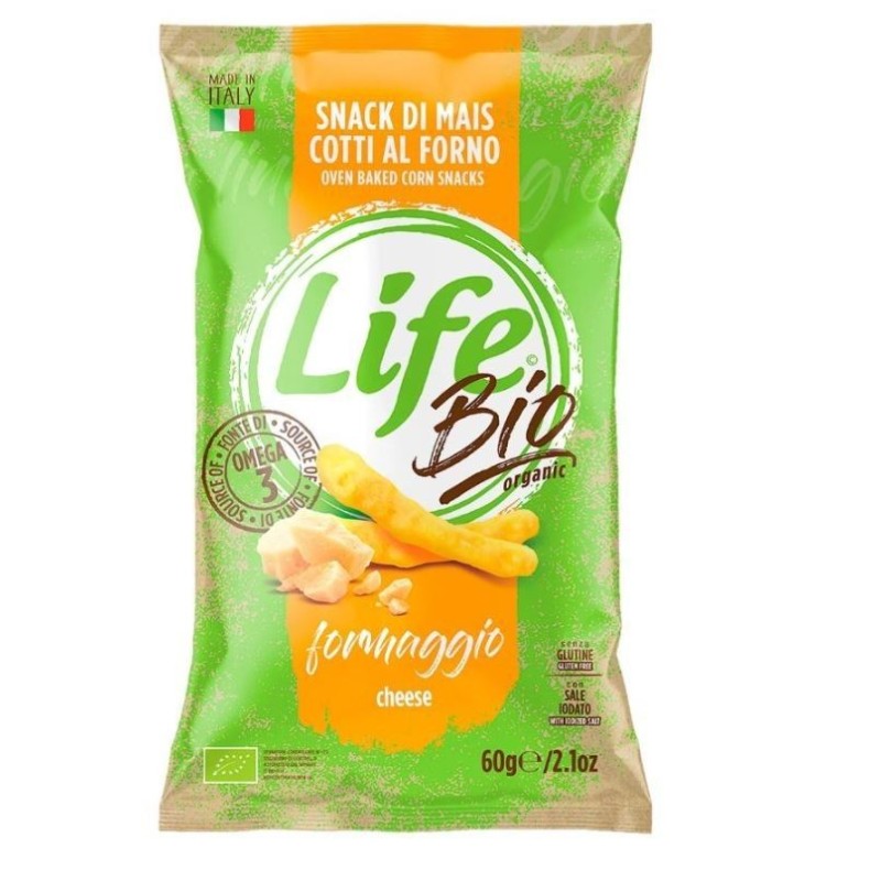 SNACK MAIZ QUESO BIO 60 GR